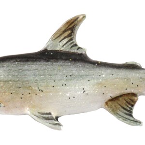 Creative Pewter Designs Tigerfish African Fish Pewter Lapel Pin or ...