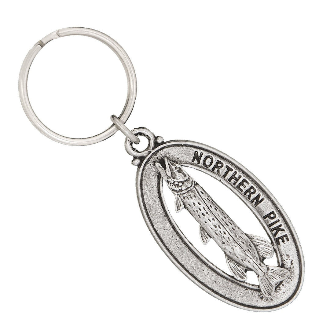 Northern Pike Keychain, F064KC, 2 Inch, Freshwater Fish, Fishing, Gift ...