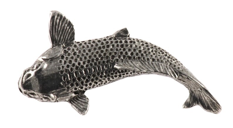 Creative Pewter Designs Koi Fish Pewter Lapel Pin or Magnet F111 - Etsy