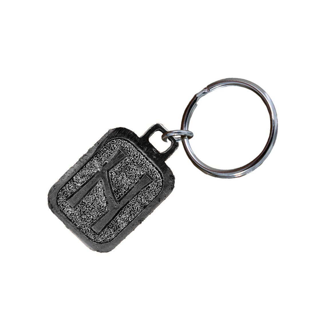 Hagalaz Keychain, L054KC, 1 1/4 Inch, Norse Runes, Viking, Change, Gift ...