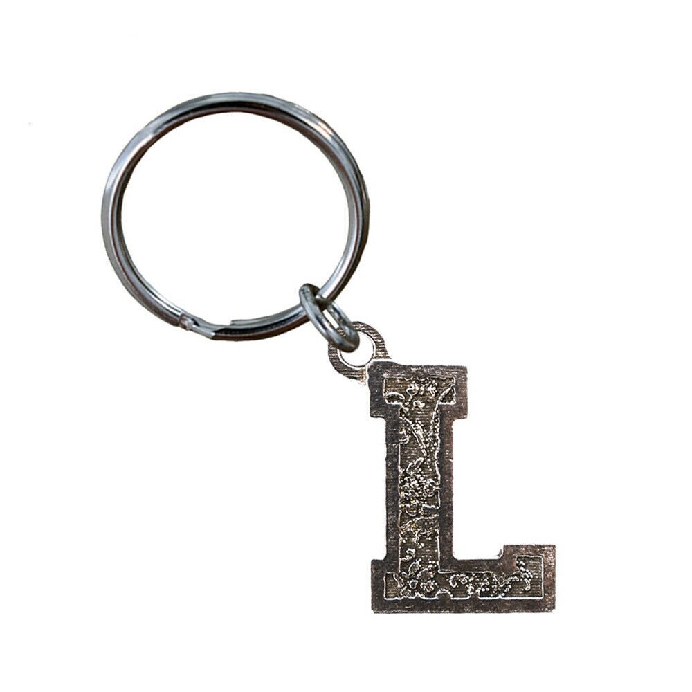 Letter L Keychain, L012KC, 1 Inch, Alphabet, Initial, Personalized ...