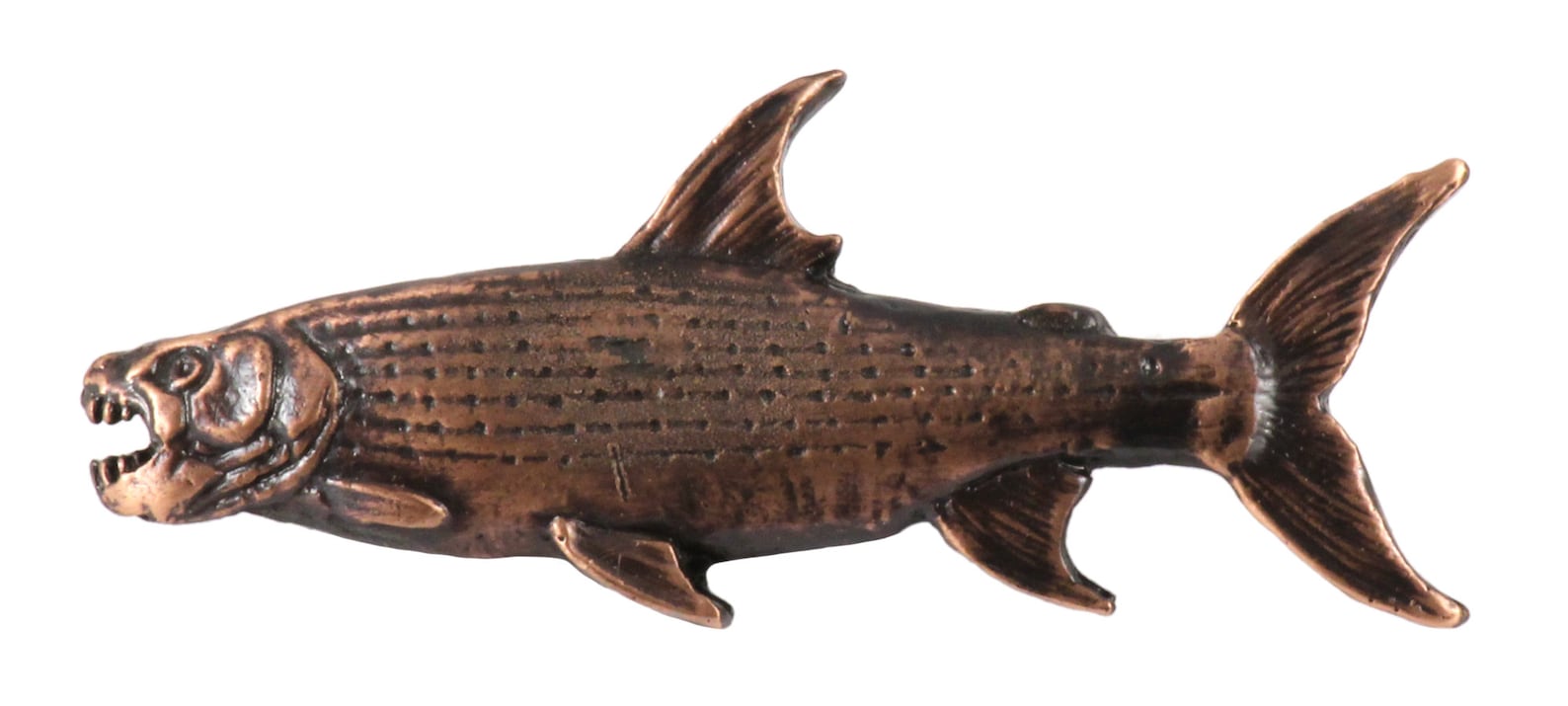 Creative Pewter Designs Tigerfish African Fish Pewter Lapel Pin or ...