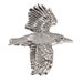 Creative Pewter Designs Raven Flying Large Bird Pewter Lapel Pin Brooch ...
