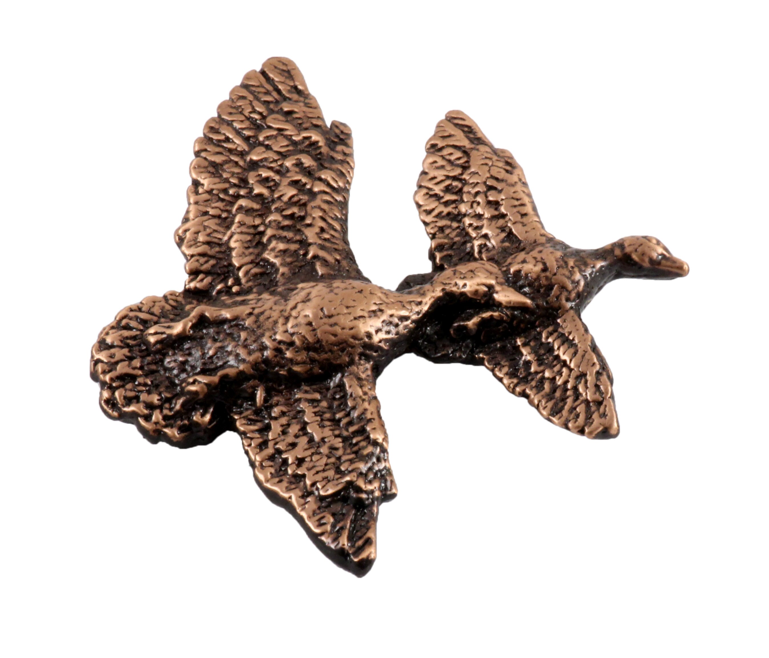 Creative Pewter Designs Mallards Ducks Flying Large Bird Pewter Lapel ...
