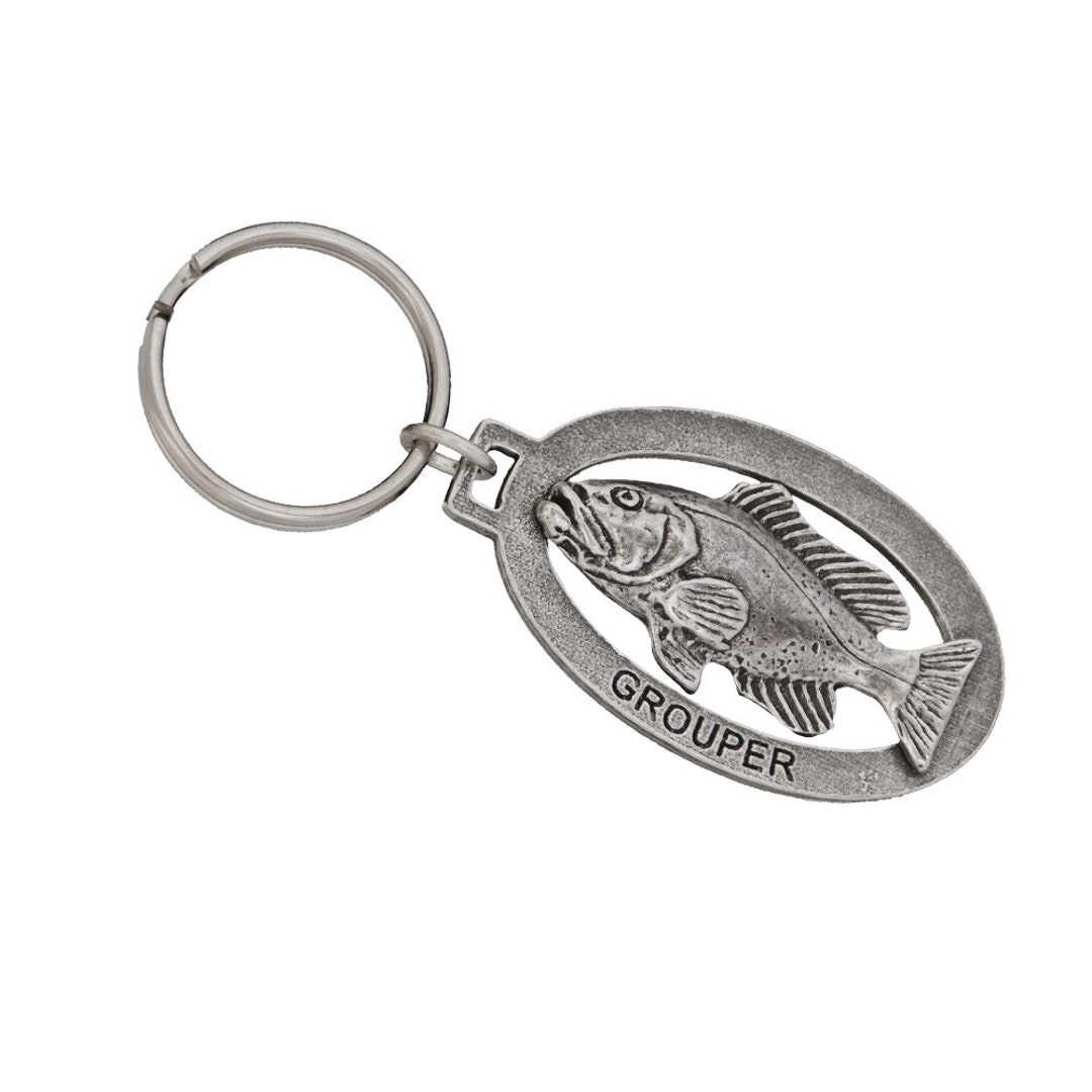 Grouper Fish Keychain, S070KC, 2 Inch, Saltwater, Sport Fishing, Ocean ...