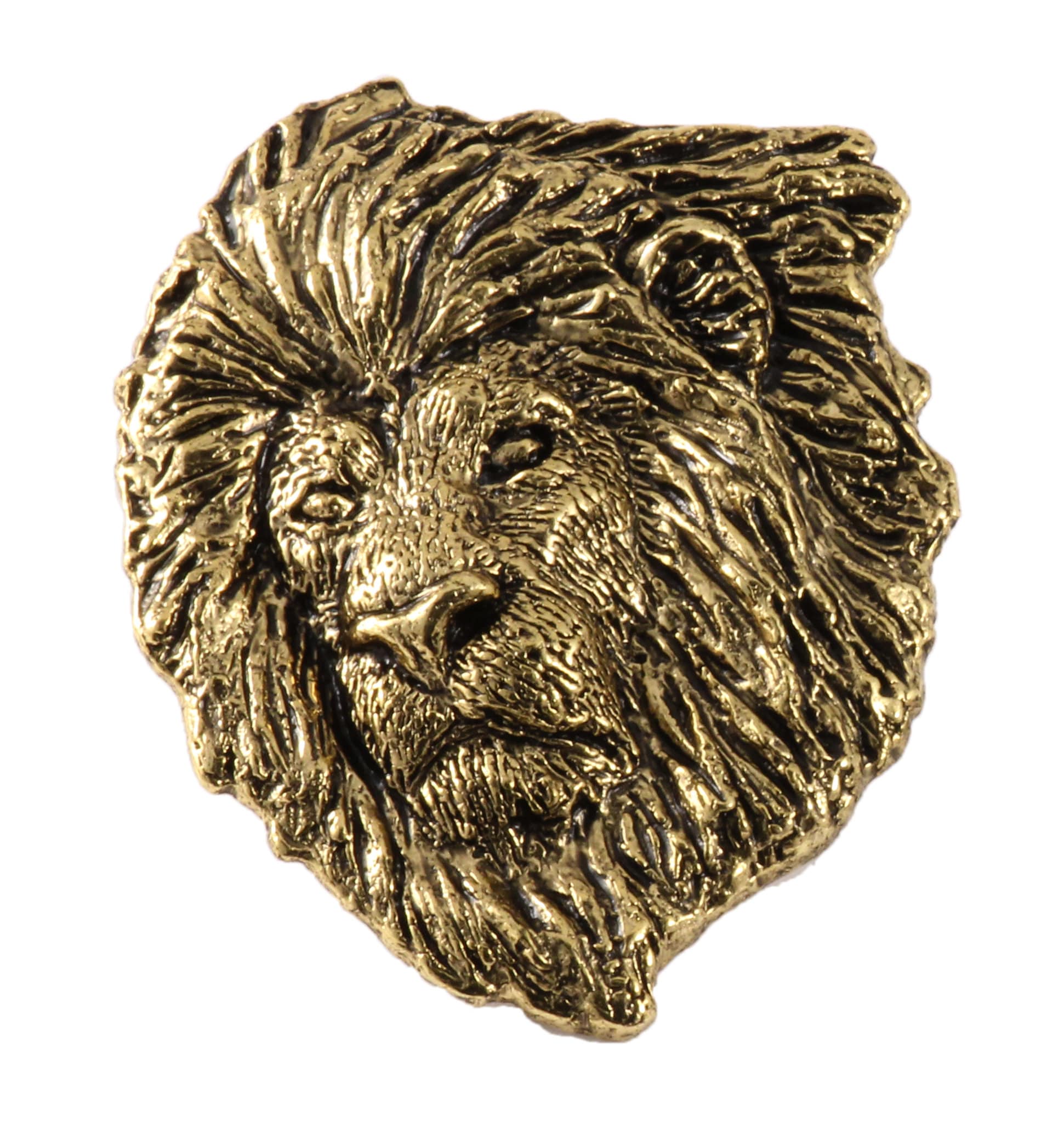 Creative Pewter Designs Lion Head Premium Pewter Lapel Pin or | Etsy