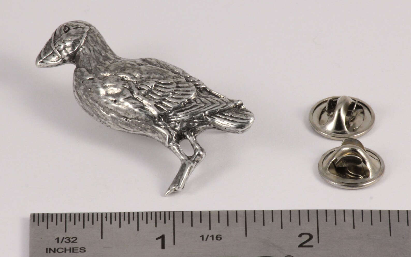 Creative Pewter Designs Atlantic Common Puffin Pewter Lapel | Etsy