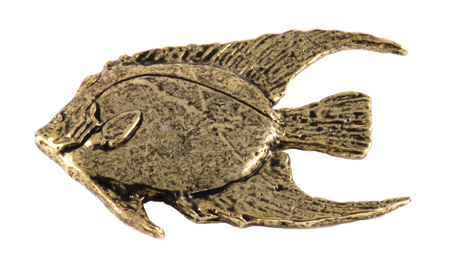 Creative Pewter Designs South American Cichlid Fish Pewter Lapel Pin or ...