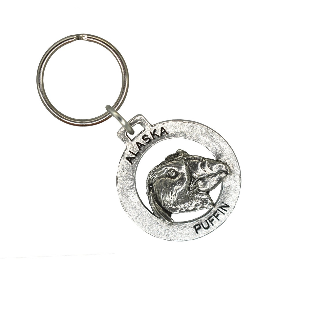 Alaska Puffin Keychain, A620KC, 1.5 Inch, Souvenir, Arctic, Sea Bird ...