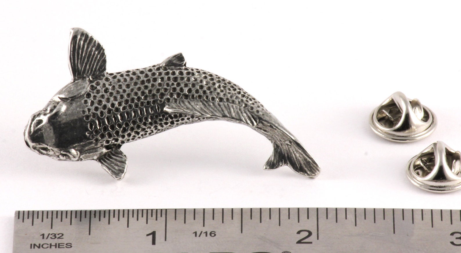 Creative Pewter Designs Koi Fish Pewter Lapel Pin or Magnet F111 - Etsy