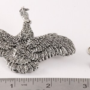 Creative Pewter Designs Wild Turkey Flying Premium Bird Pewter Lapel ...