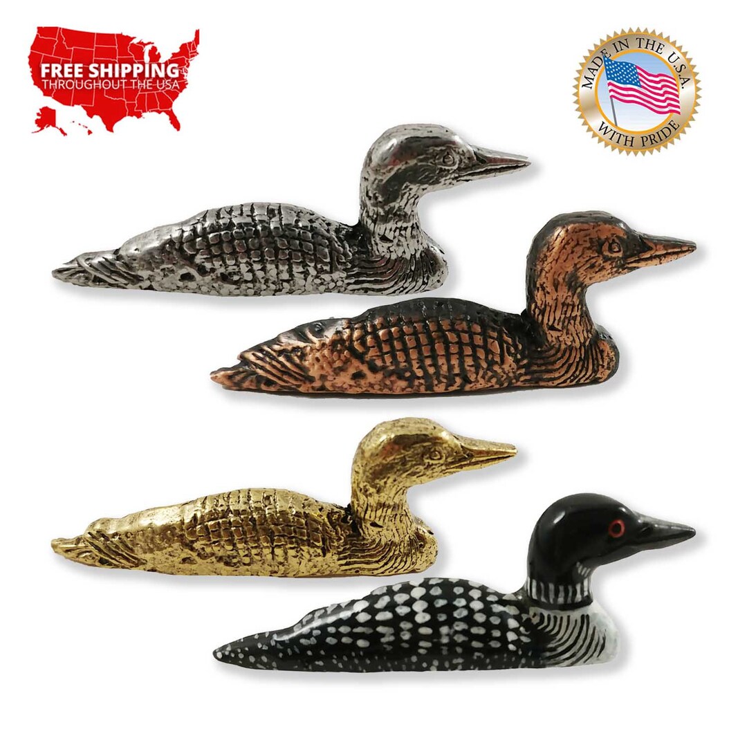 Creative Pewter Designs Loon Bird Pewter Lapel Pin Brooch, B083 - Etsy