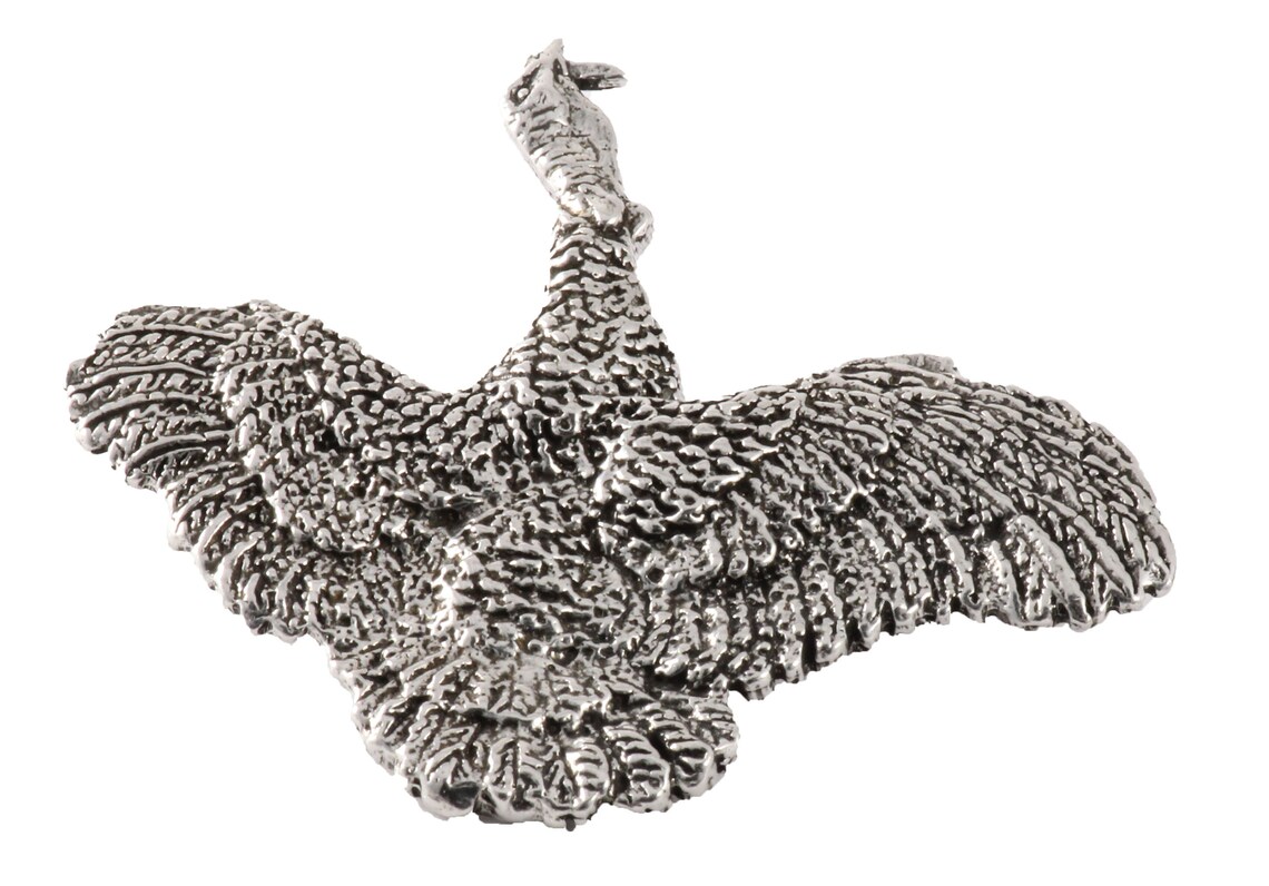 Creative Pewter Designs Wild Turkey Flying Premium Bird Pewter - Etsy