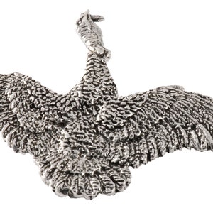 Creative Pewter Designs Wild Turkey Flying Premium Bird Pewter Lapel ...