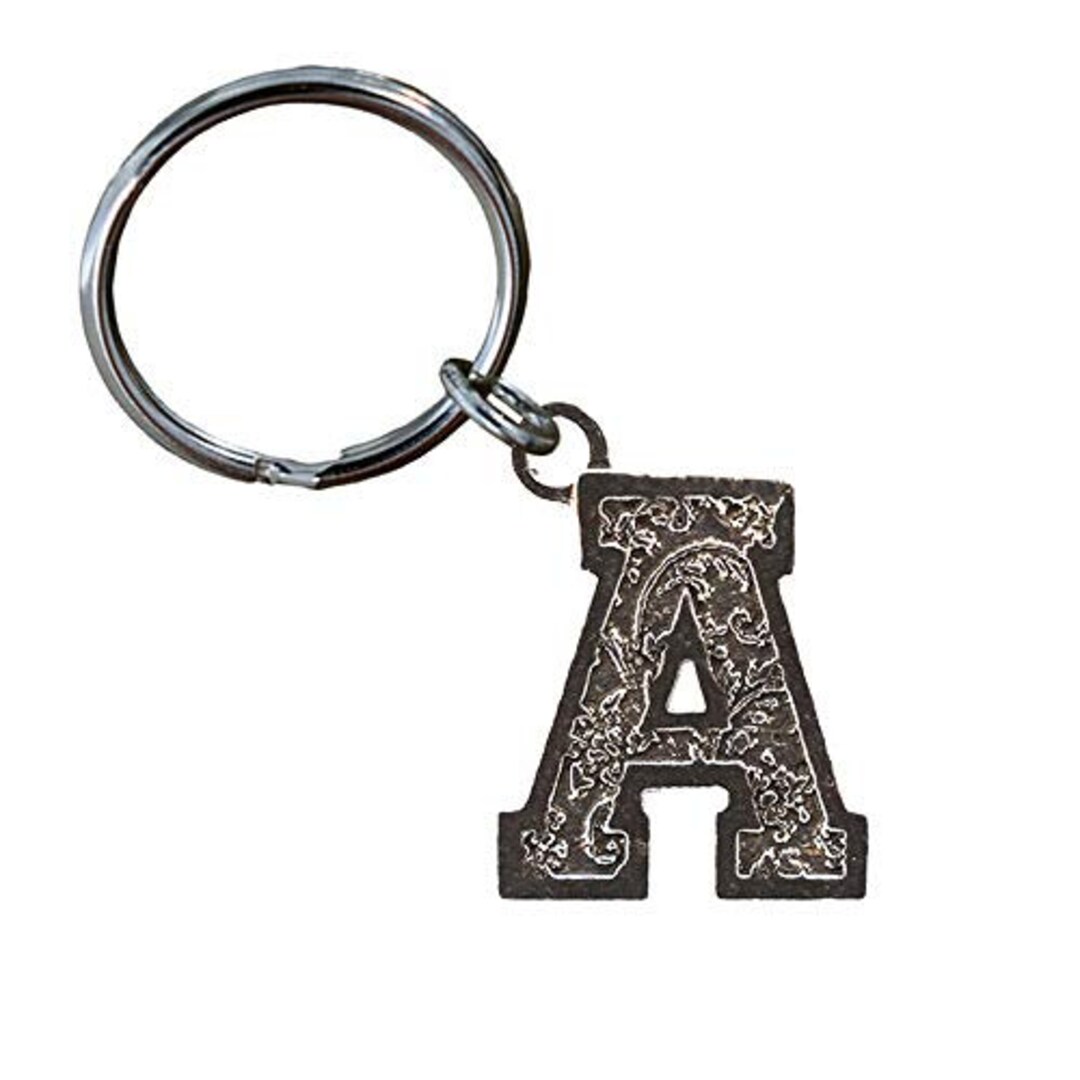 Letter A Keychain, L001KC, 1 Inch, Alphabet, Initial, Personalized ...