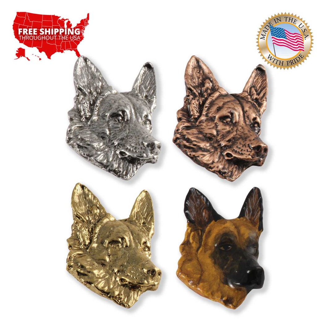 Creative Pewter Designs German Shepherd Dog Pewter Lapel Pin - Etsy