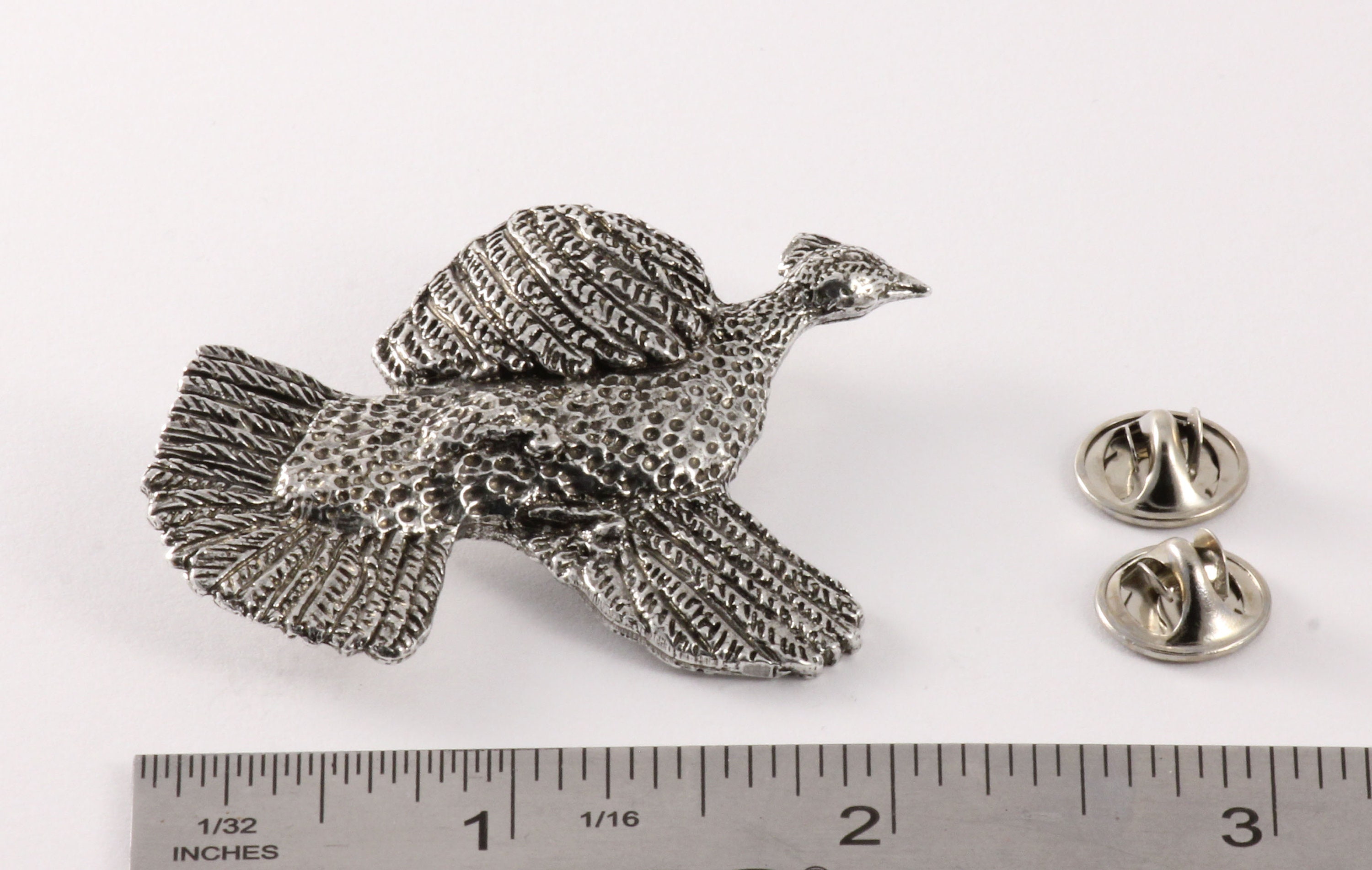 Creative Pewter Designs Ruffed Grouse Flushing Premium Bird Pewter ...