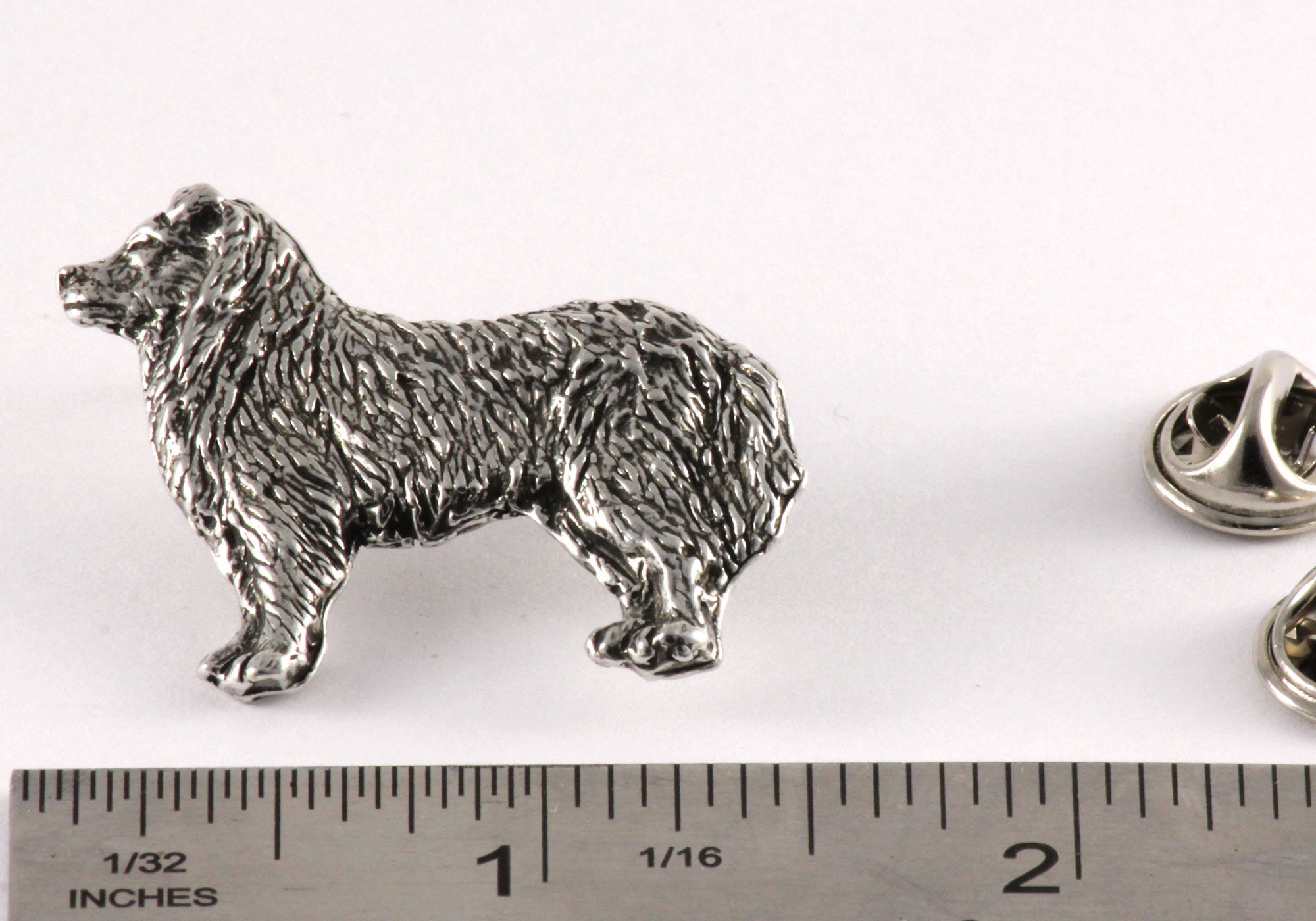 Creative Pewter Designs Border Collie Dog Pewter Lapel Pin or Magnet ...