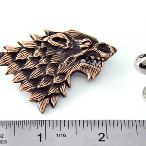 Angry Wolf Pin, Head, Celtic, Gothic, Viking, Medieval, Lapel, Brooch ...