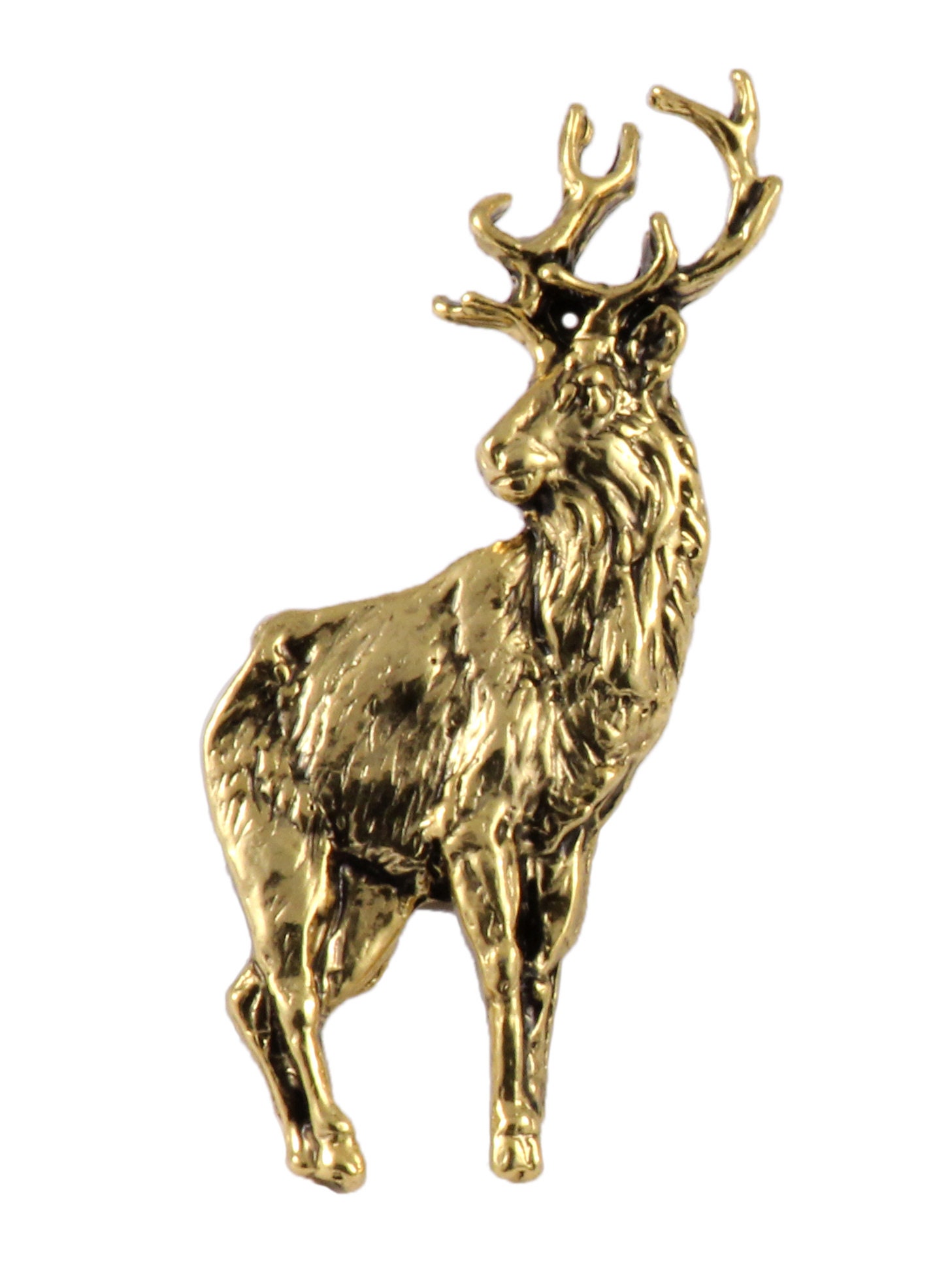 Creative Pewter Designs Red Deer Stag Full Body Pewter Lapel - Etsy