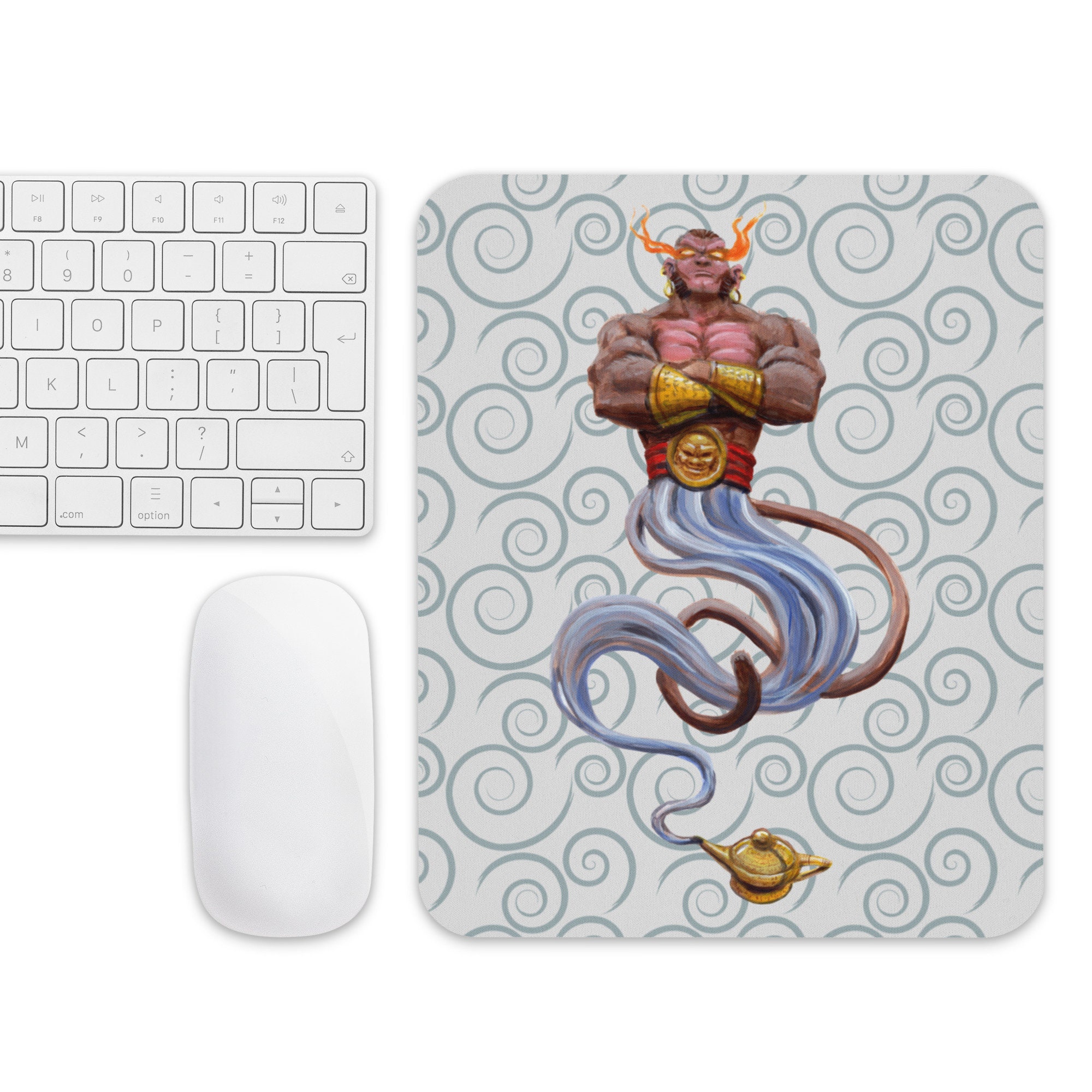 Cute Genie Mouse Pad - Etsy