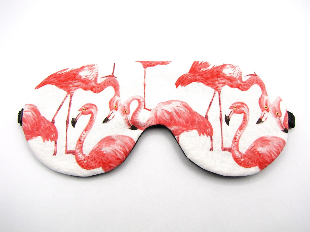 Cute Pink Flamingo Sleep Mask Adjustable Sleeping Eye Mask - Etsy