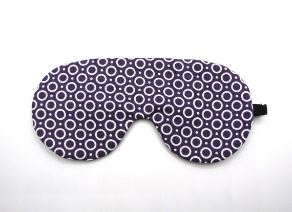 Purple Sleep Mask Adjustable Eye Mask - Etsy