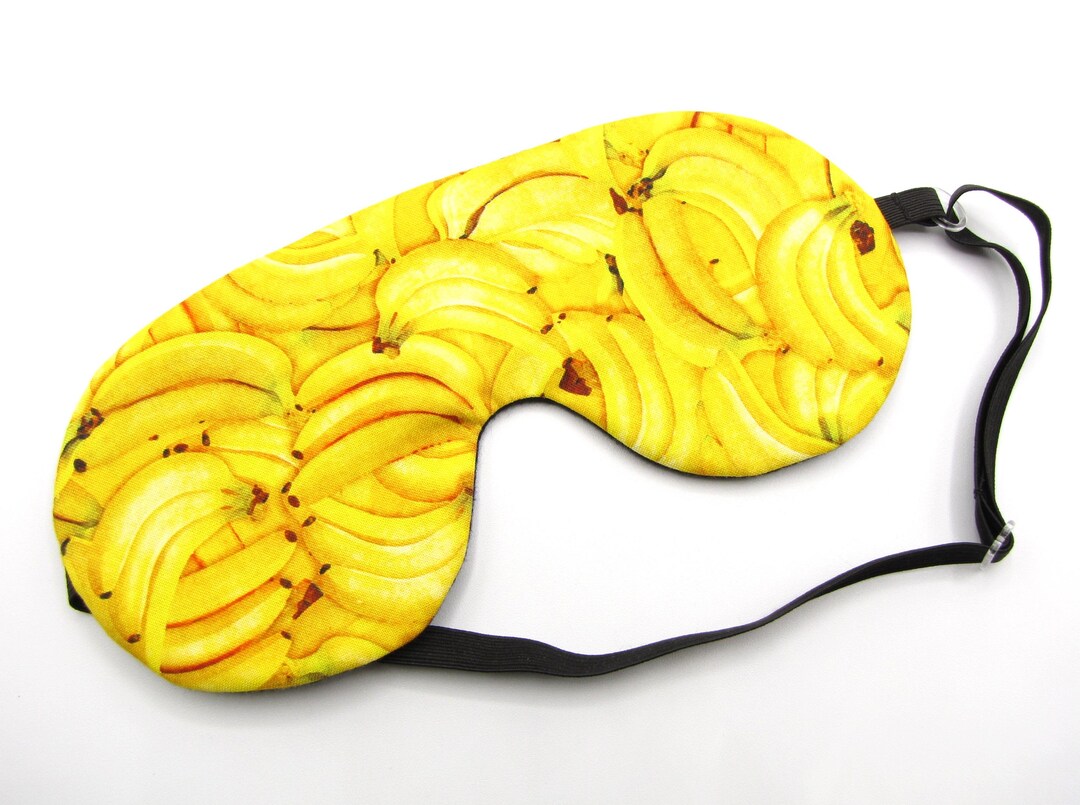 Banana Sleep Mask, Sleeping Blindfold, Banana Lovers Gift Idea, Silly ...