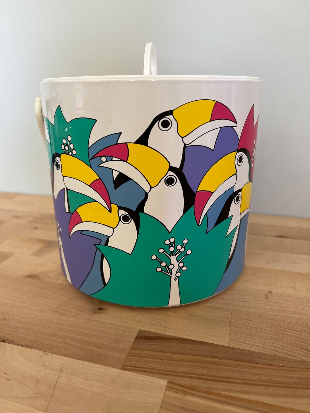 Vintage 1980’s Toucan Ice Bucket - Etsy