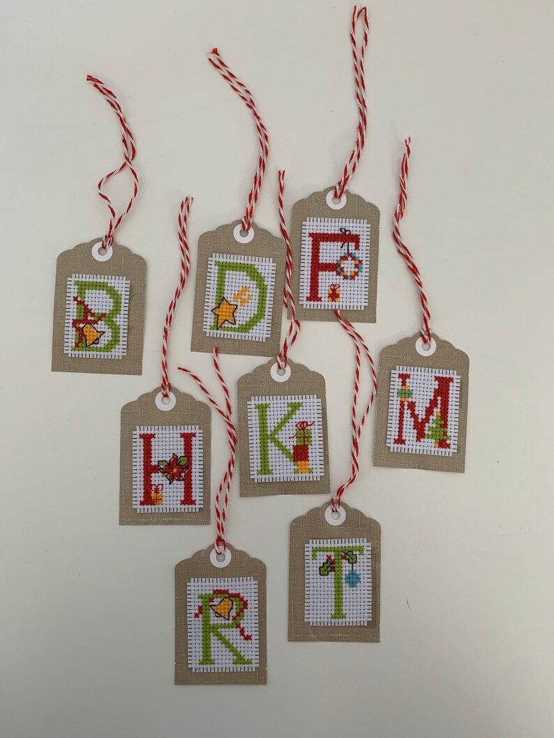 Magical Monogram Gift Tags - Etsy