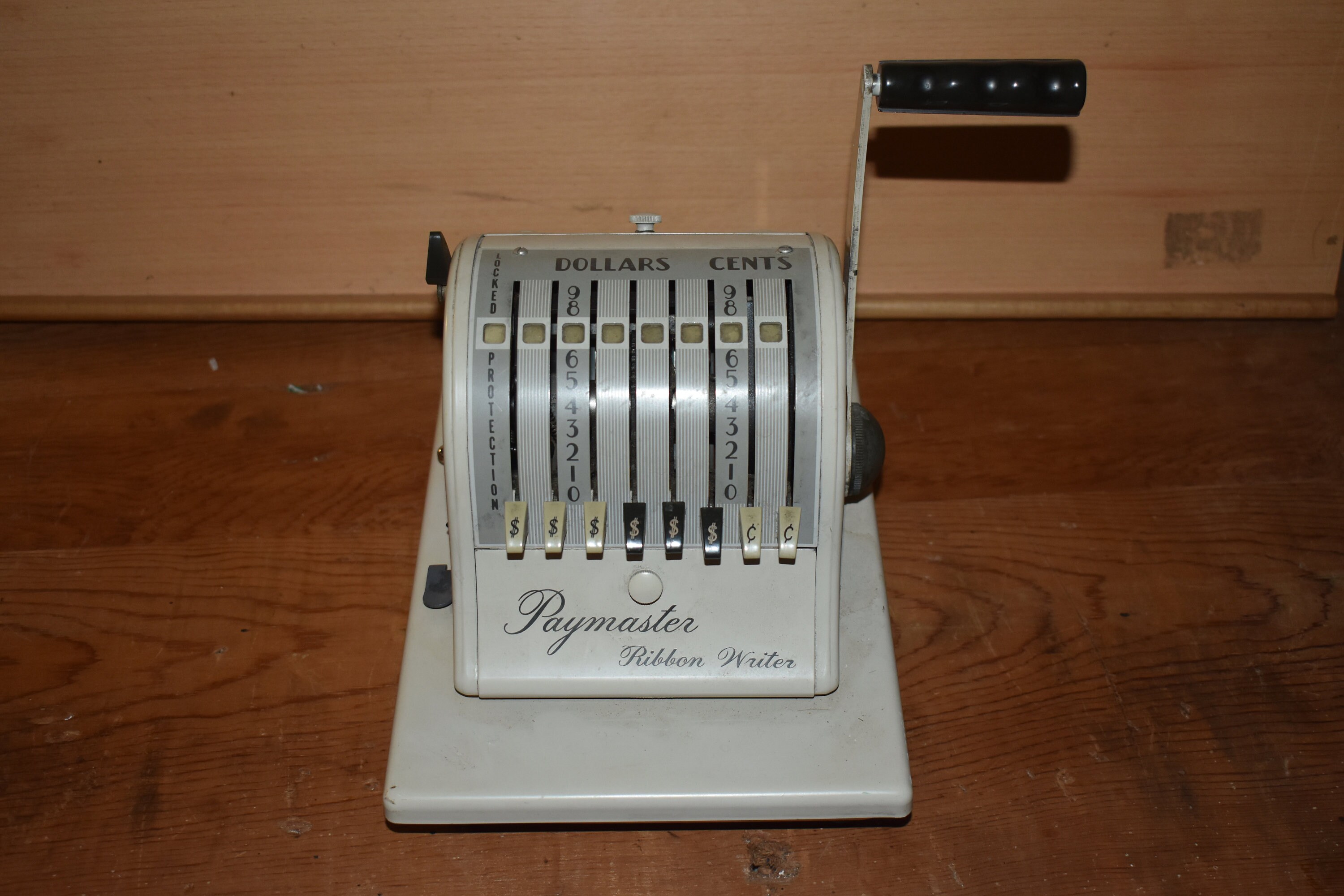 Vintage 1960s to 1970s Paymaster Series 8000 Metal Check Writing ...