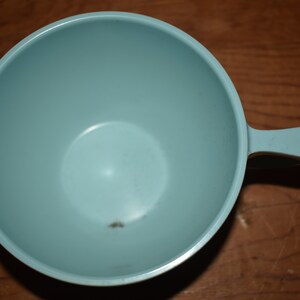 Lot of 5 Vintage Circa 1960s MELMAC Turquoise Tea Cups or Coffee Cups ...