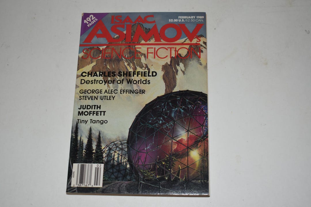 Vintage ISSAC ASIMOV’S Science Fiction Magazine February 1989 Volume 13 ...