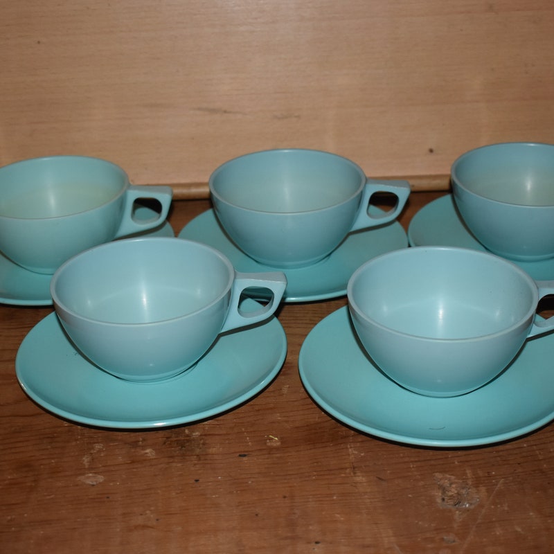 Turquoise Tea Cup - Etsy