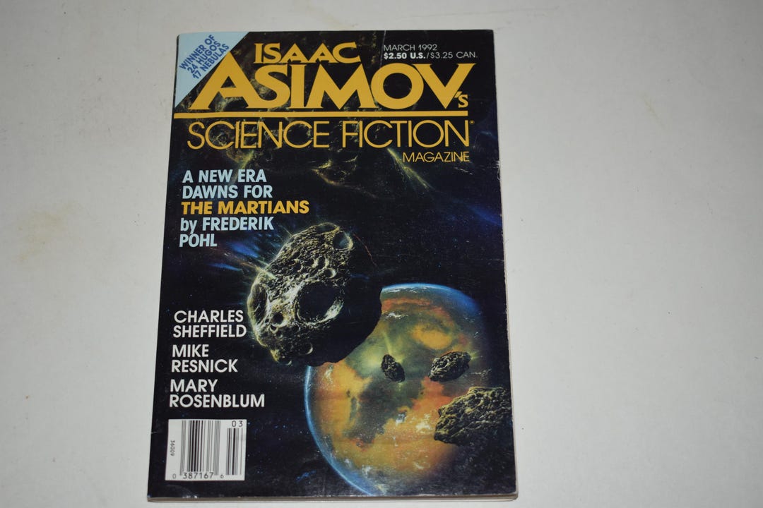Vintage ISSAC ASIMOV’S Science Fiction Magazine March 1992 Volume 16 ...
