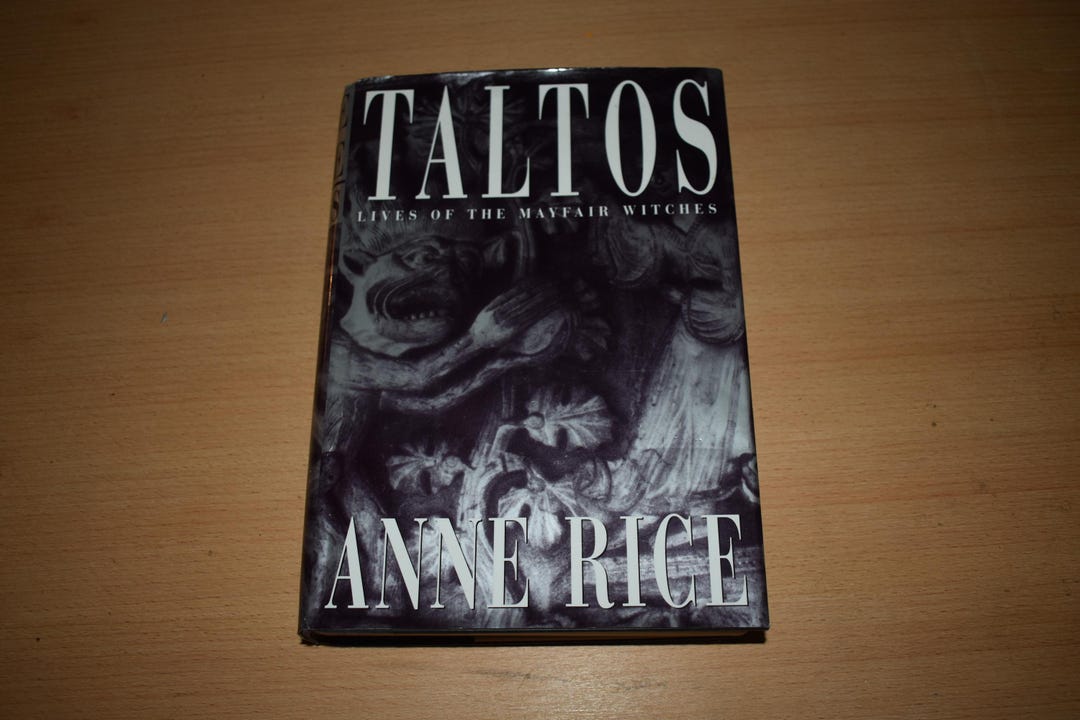 Vintage 1994 Taltos Lives of the Mayfair Witches Hardback Book by Anne ...