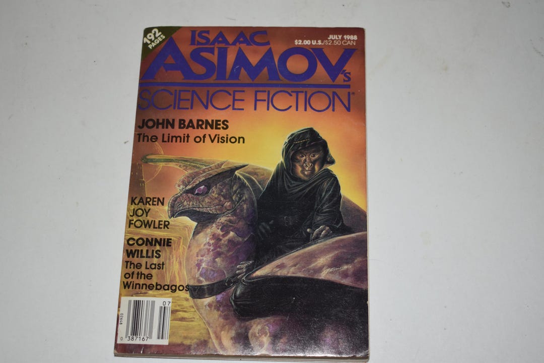 Vintage ISSAC ASIMOV’S Science Fiction Magazine July 1988 Volume 12 ...