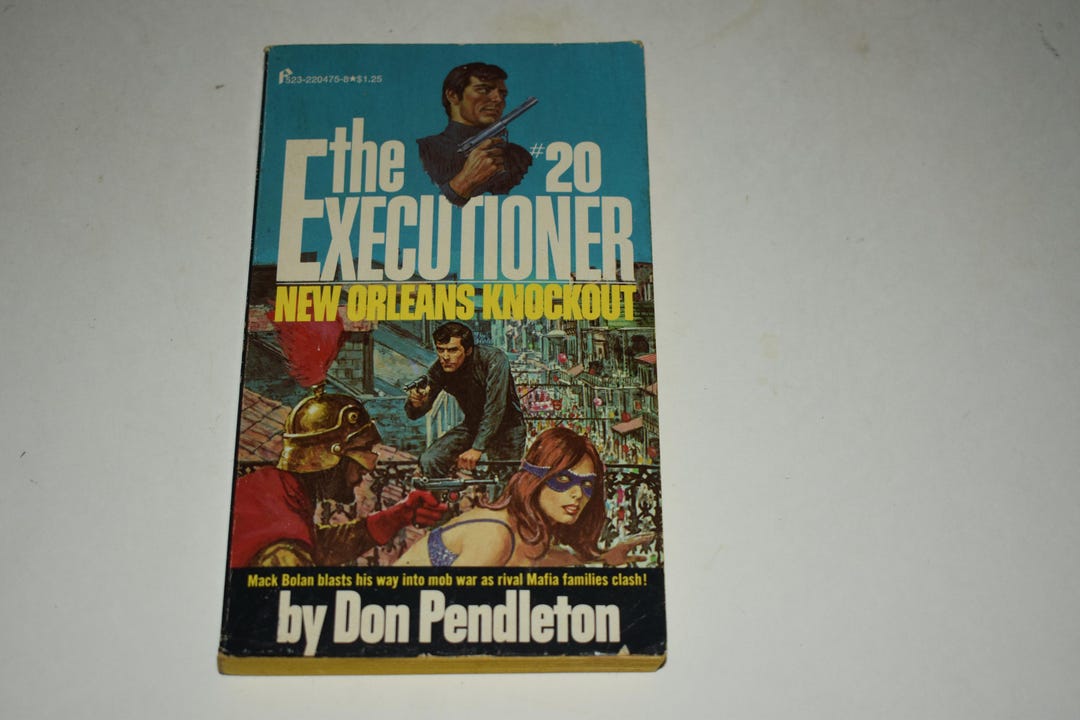 Vintage 1974 the Executioner #20 New Orleans Knockout Paperback Book by Don Pendleton Published ...