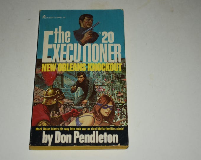 Vintage 1974 the Executioner #20 New Orleans Knockout Paperback Book by ...