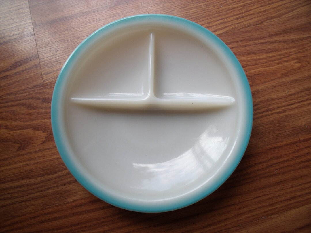 Vintage Circa 1930s FIRE KING Glassware Childs Dish Serving Dish Ivory ...