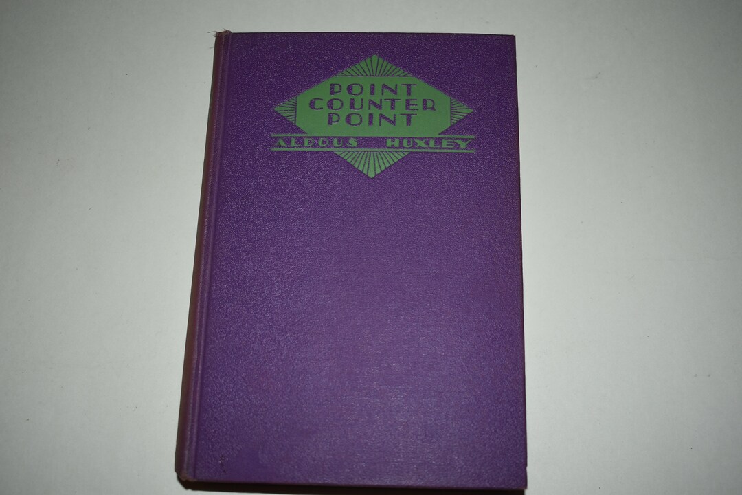 Vintage 1928 Point Counter Point by Aldous Huxley Hardback Book No Dust ...