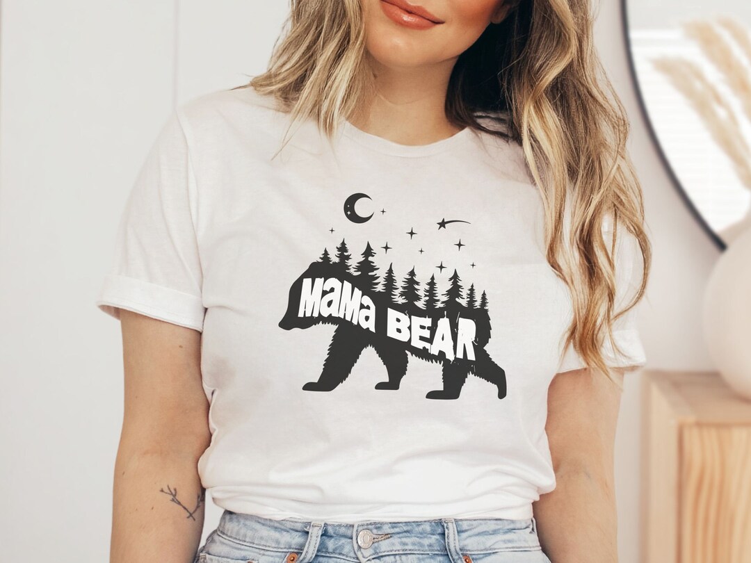 Mama Bear Shirt for New Mom Mommy Bear Tshirt for Mothers Day - Etsy