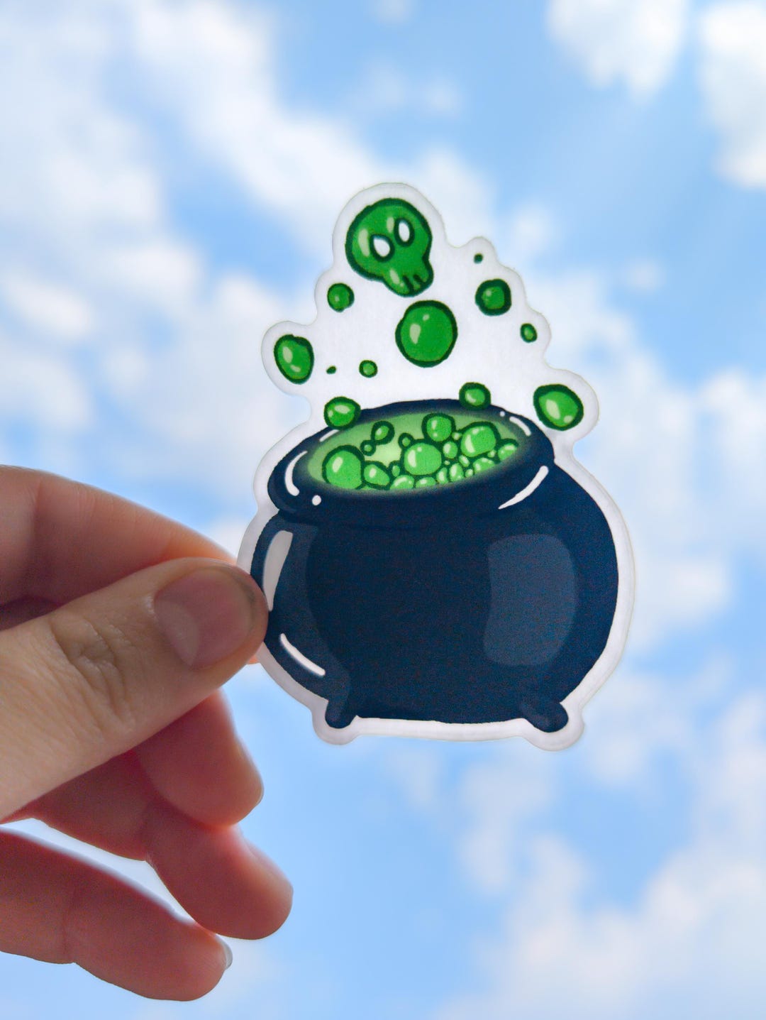 Bubbling Poison Cauldron Clear Sticker 2.18in X 3in - Etsy