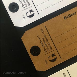 Personalized Shipping Tag Mailing Labels - Set of 12 - Etsy