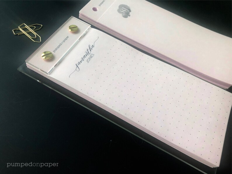 Personalized Notepad Set Custom Monogram Note Pad Gift for - Etsy