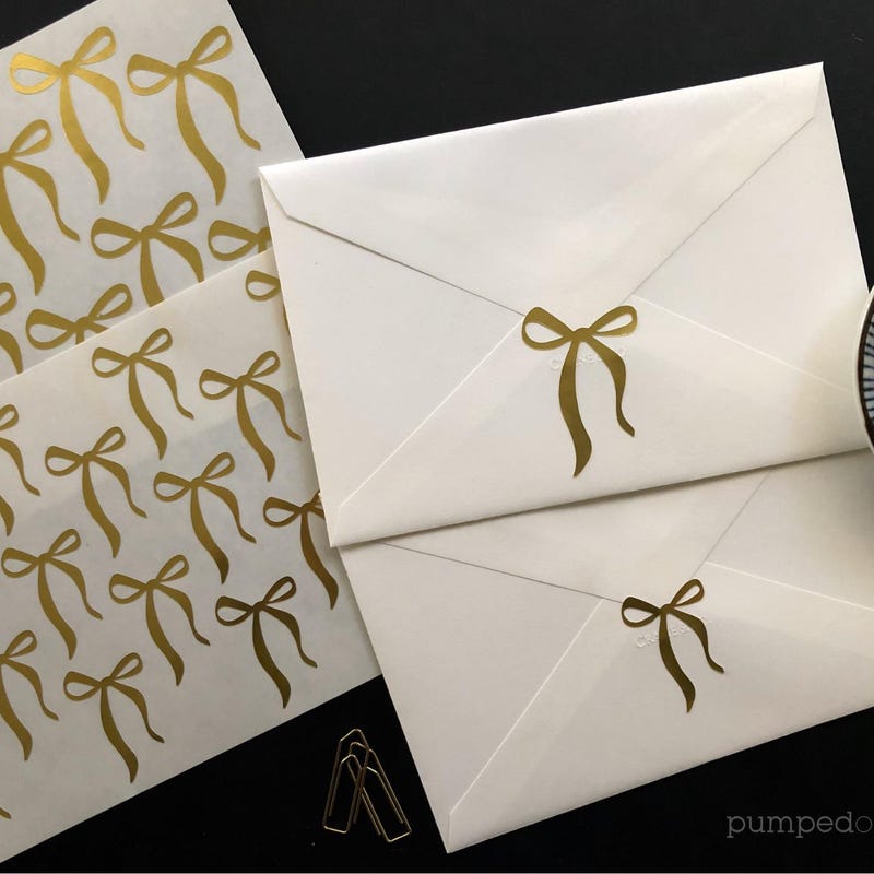 Gold Foil Stickers - Etsy