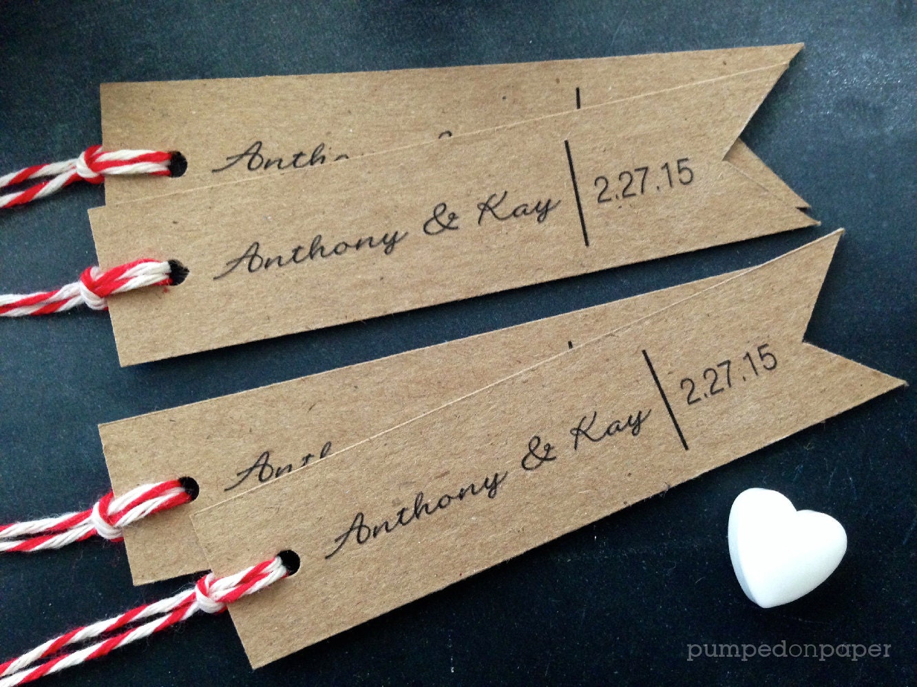 Wedding Favor Tags - Personalized Anniversary Gift Tags - Set of 20 - Etsy