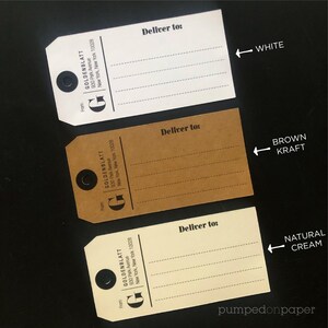 Personalized Shipping Tag Mailing Labels - Set of 12 - Etsy