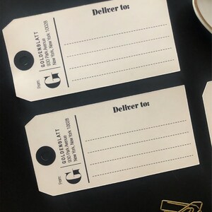 Personalized Shipping Tag Mailing Labels - Set of 12 - Etsy