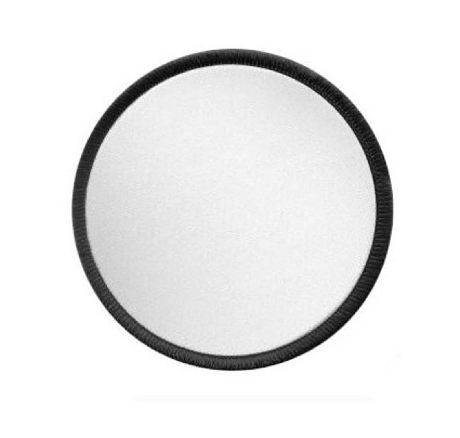 Sublimation Blank Iron-on Patch With Black Border Great for Hats ...